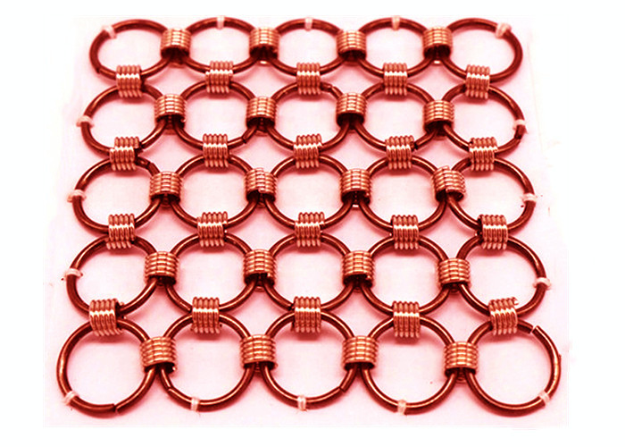 تخصيص Chainmail حلقة معدنية شبكة Drapery للتسوق مول فندق الديكور